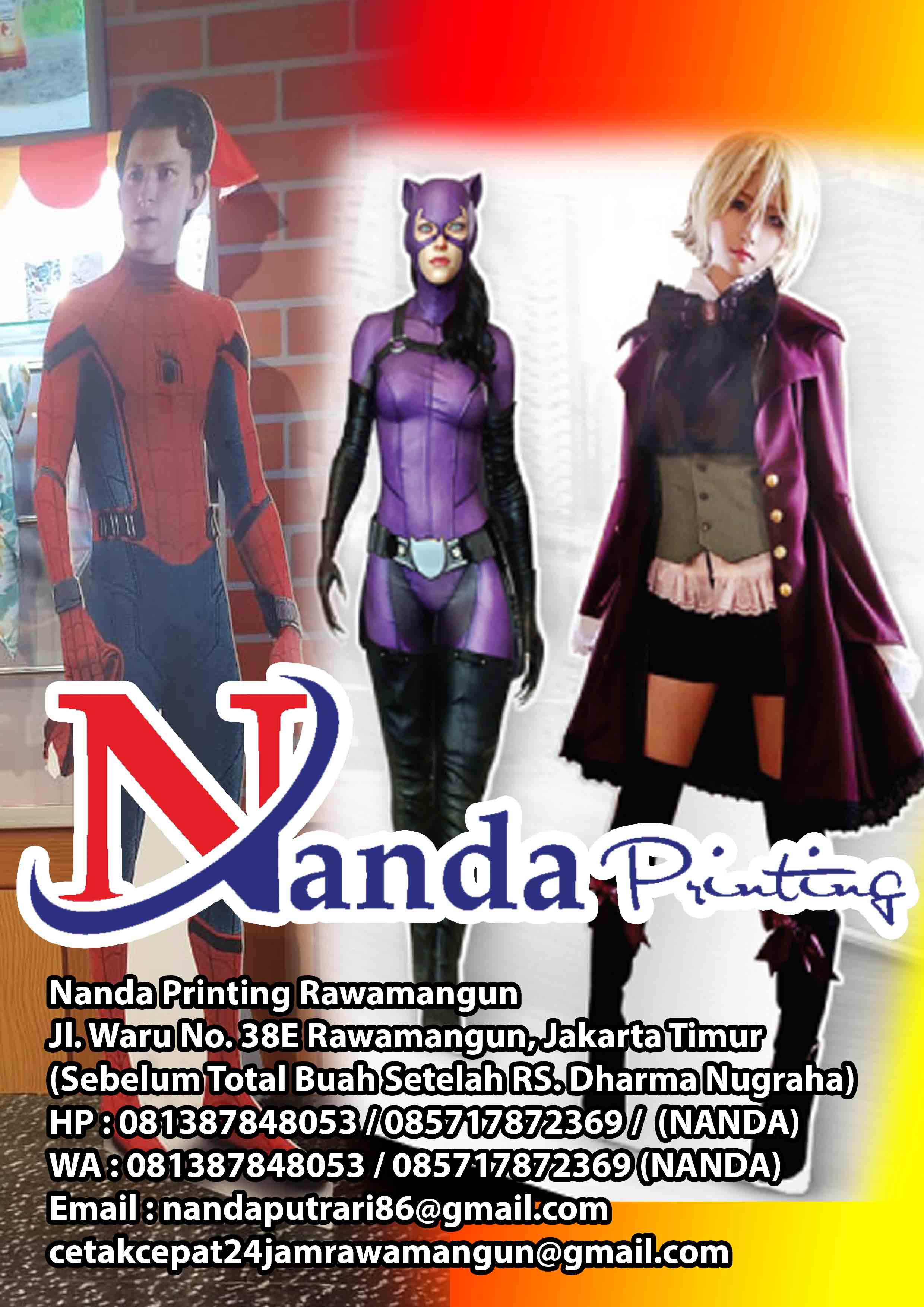 CETAK HUMAN STAND / CETAK STANDING MANUSIA 24 JAM JAKARTA - Nanda Printing